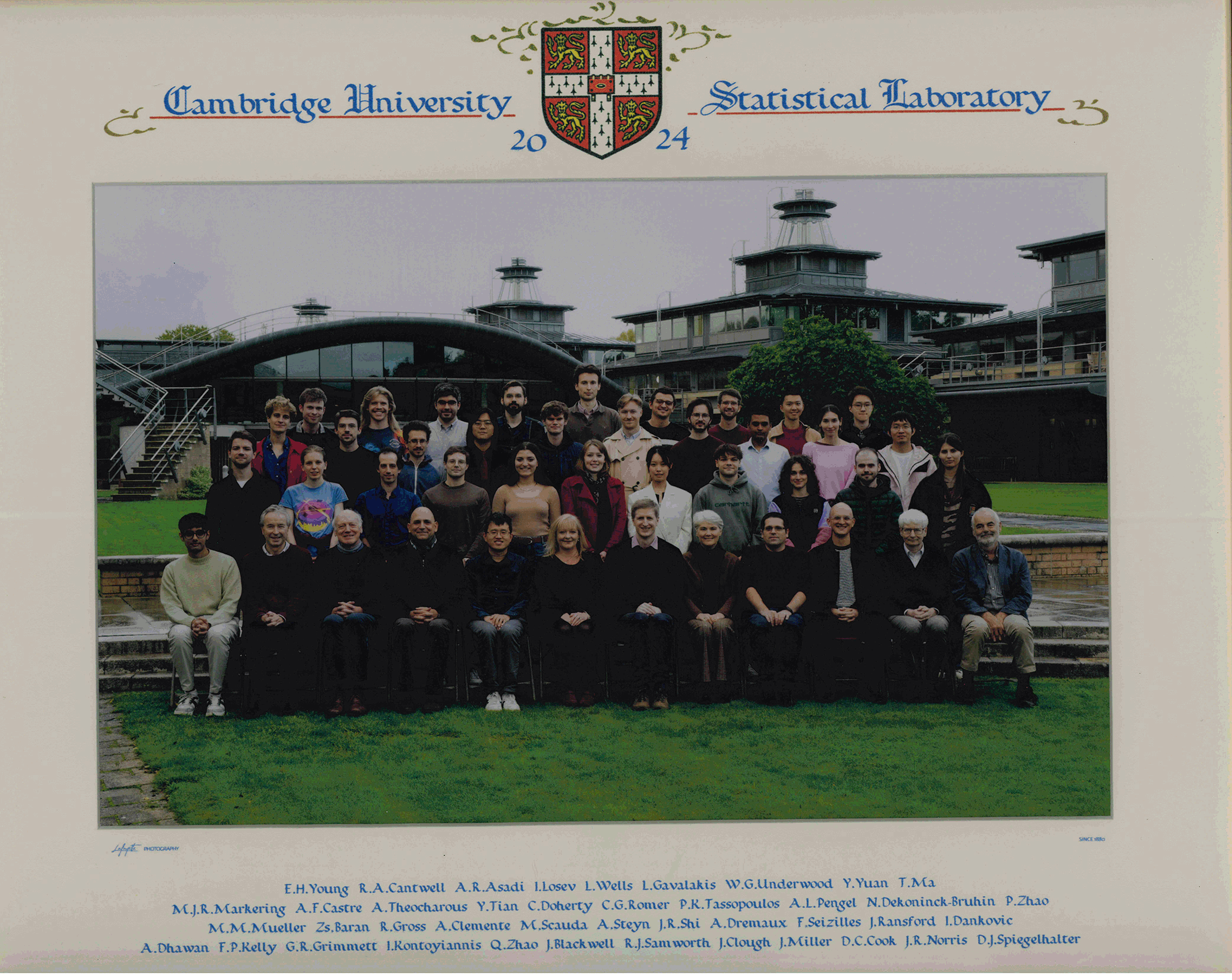 Gallery of Photographs - 1953-2024 | Statistical Laboratory